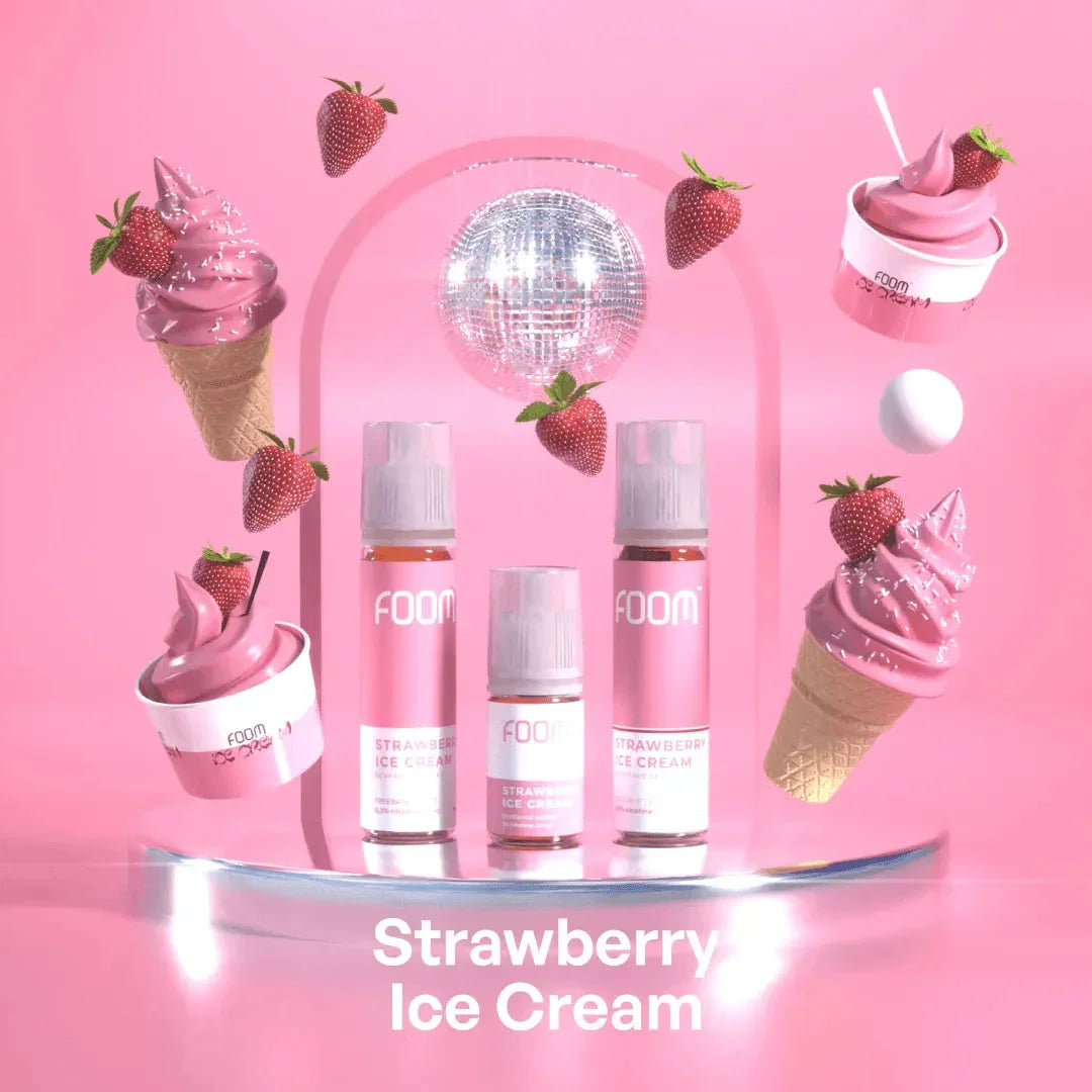 Liquid Rasa Strawberry Terbaik untuk Vaping yang Nikmat | FOOM