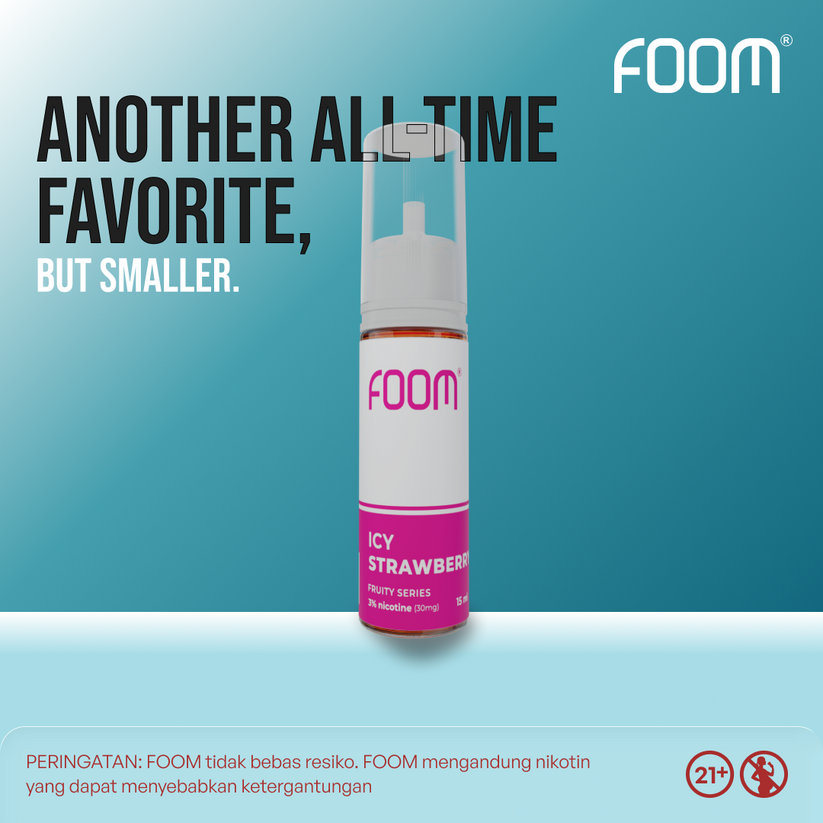 [NEW] FOOM Icy Strawberry - 15 ml Series | FOOM Lab Global