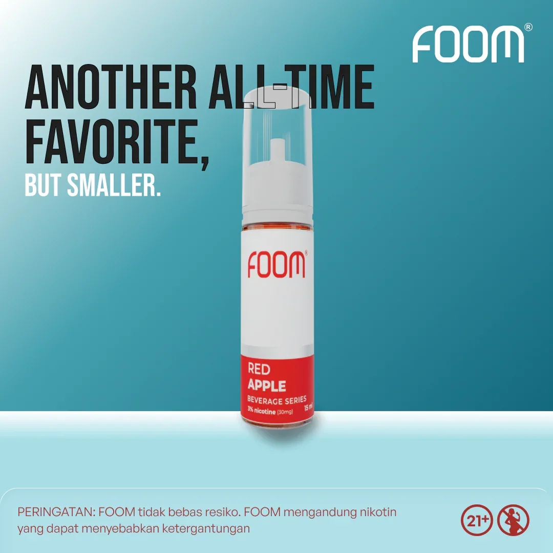 [NEW] FOOM Red Apple - 15 ml Series | FOOM Lab Global