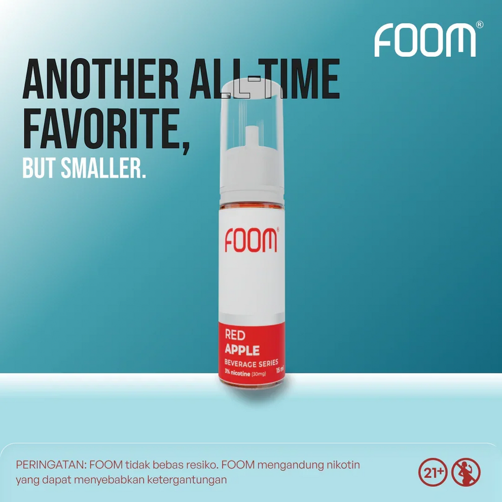 [NEW] FOOM Red Apple - 15 ml Series | FOOM Lab Global