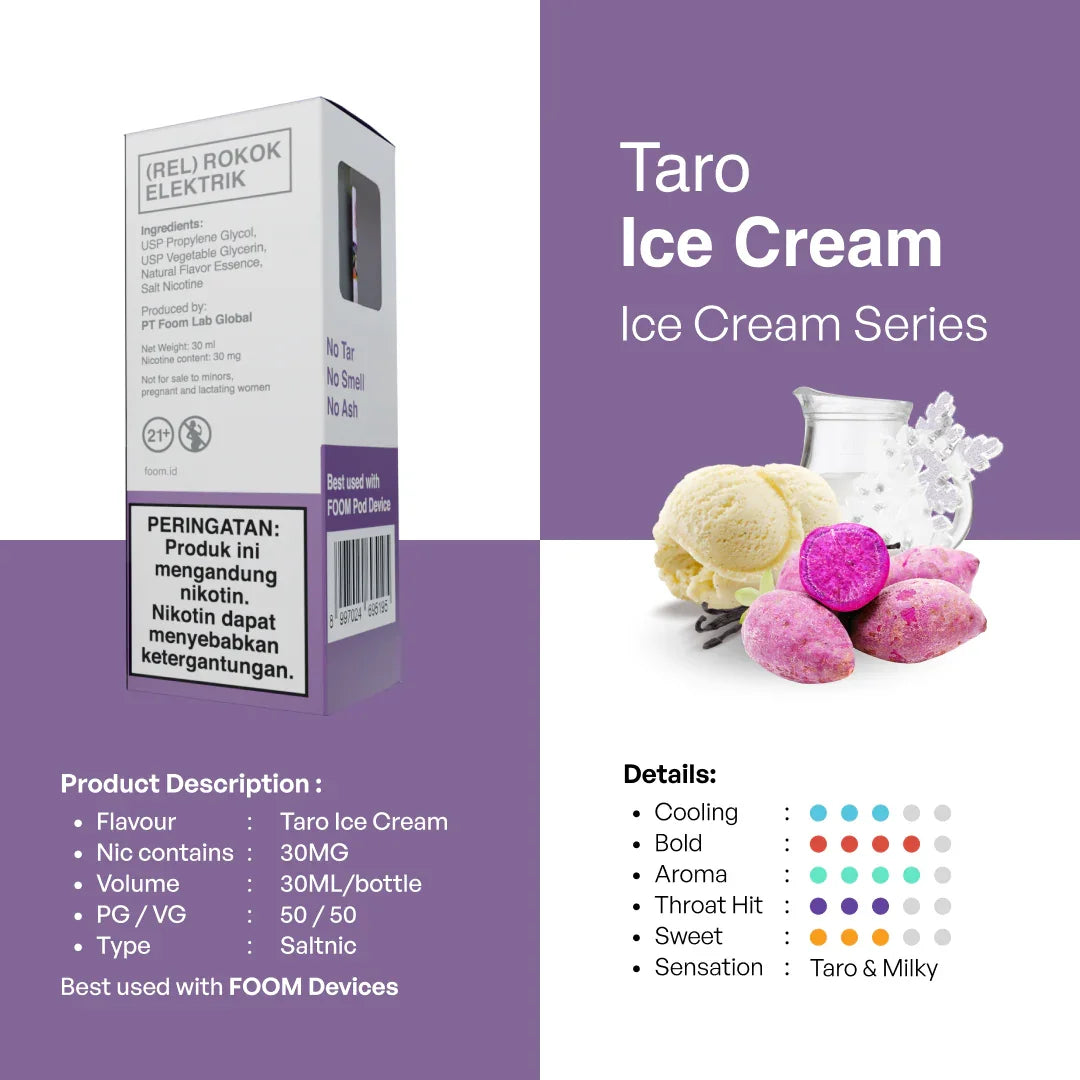 Taro Ice Cream - Ice Cream Series | FOOM Lab Global