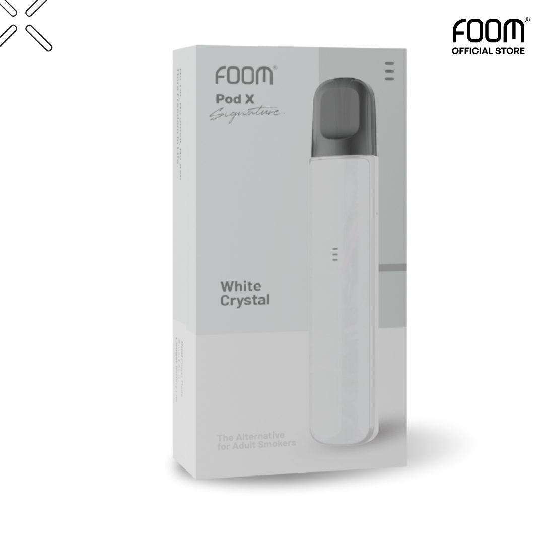 FOOM POD X SIGNATURE - WHITE CRYSTAL | FOOM Lab Global
