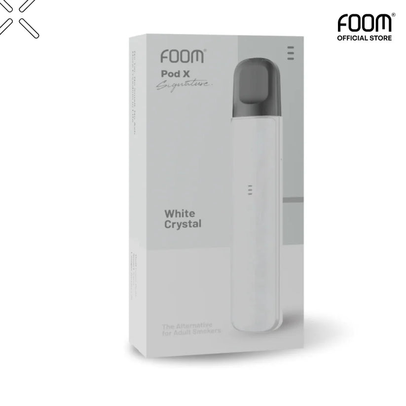 FOOM POD X SIGNATURE - WHITE CRYSTAL | FOOM Lab Global