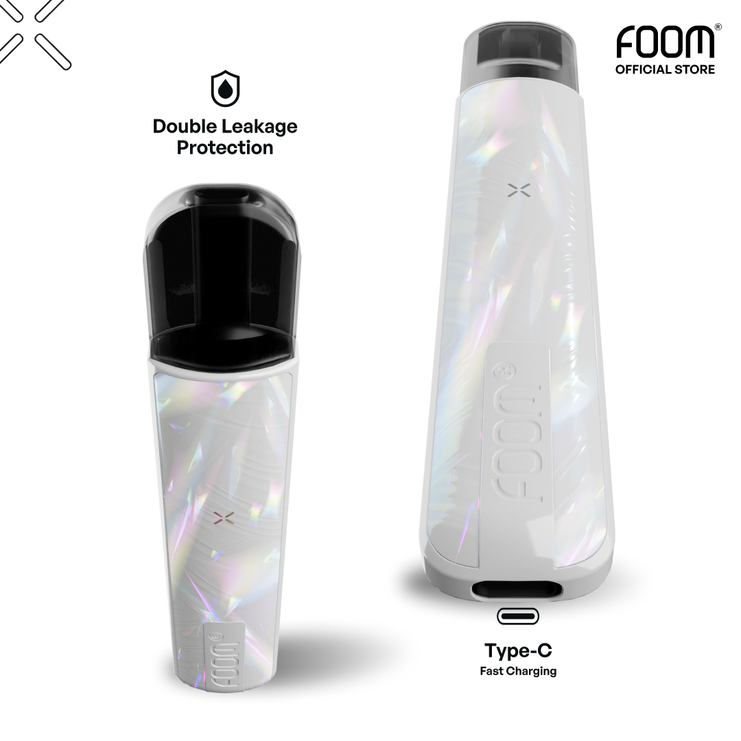 FOOM POD X SIGNATURE - WHITE CRYSTAL | FOOM Lab Global