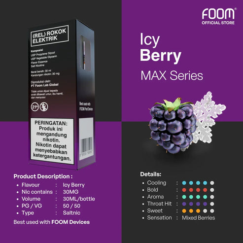 Icy Berry - FOOM MAX Series | FOOM Lab Global