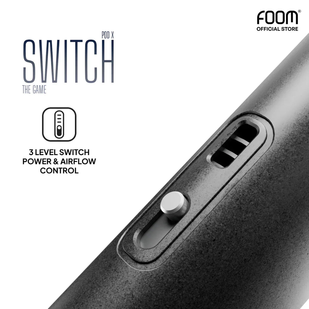 Pod X Switch Black - Red Apple 15 ml | FOOM Lab Global