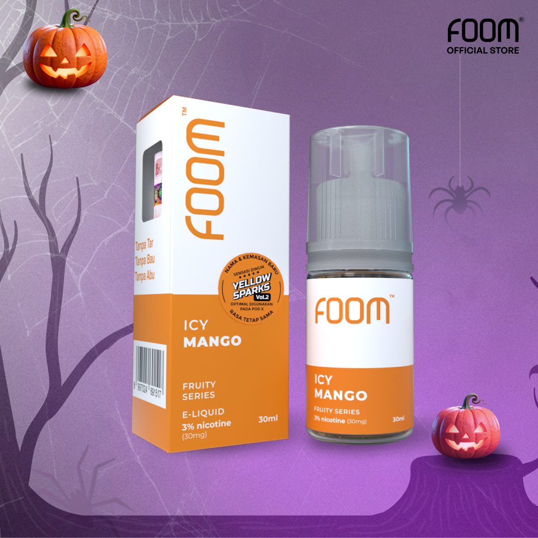 ICY MANGO [Fruity Series V2] | Liquid Mangga Terbaik | FOOM Lab Global