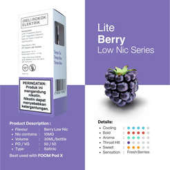 Liquid Saltnic Low Nic - Lite Series FOOM | FOOM Lab Global