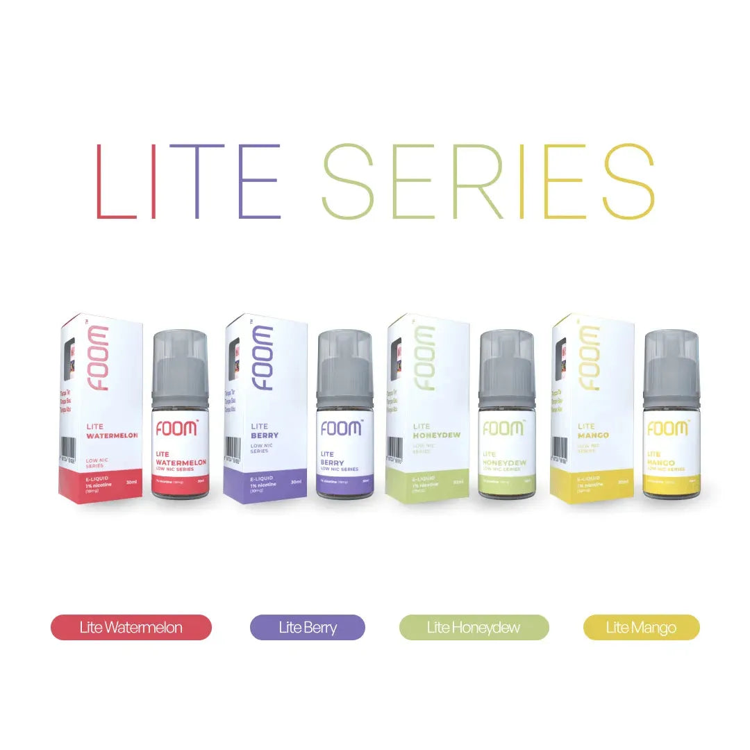 Liquid Saltnic Low Nic - Lite Series FOOM | FOOM Lab Global