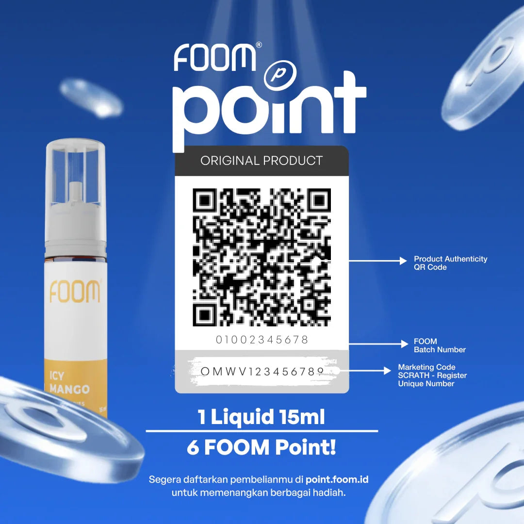 LIQUID FOOM ICY MANGO - 15ML SERIES | FOOM Lab Global