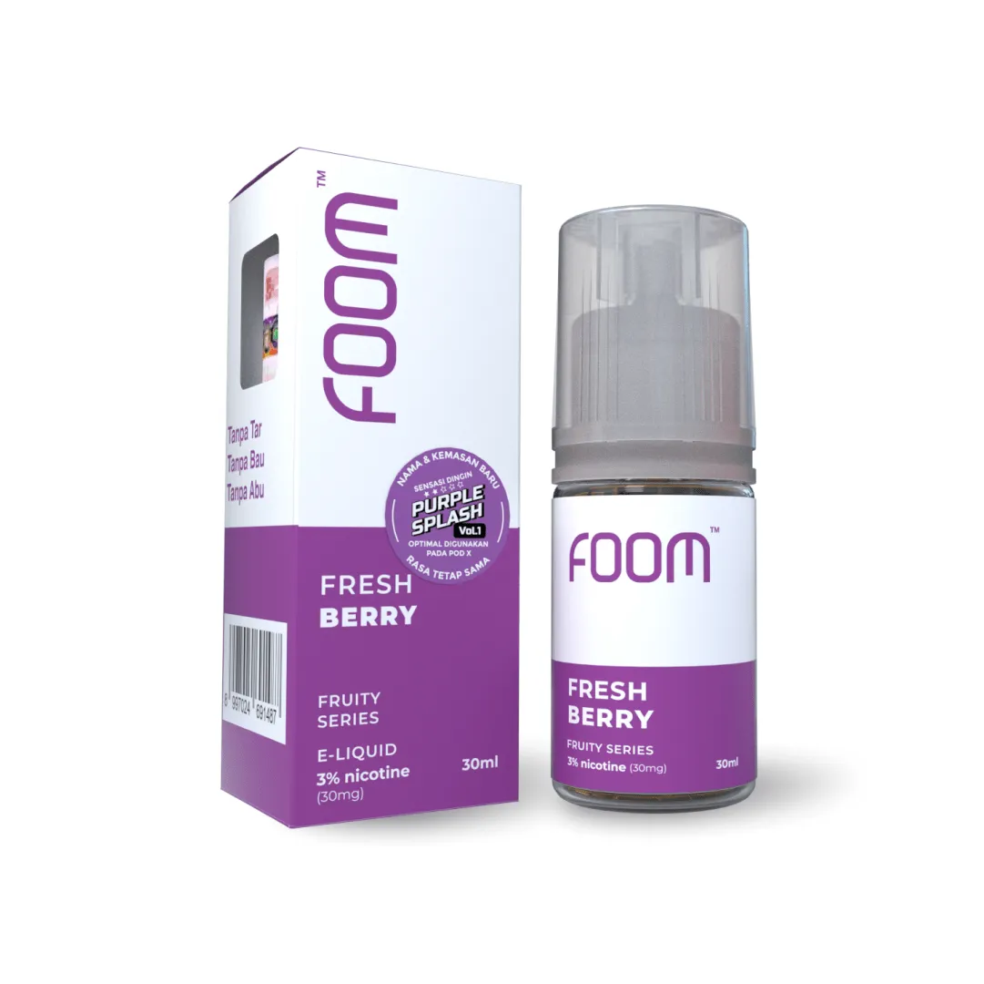 Liquid Berry Salt Nic, Cocok untuk Pods Vape | FOOM