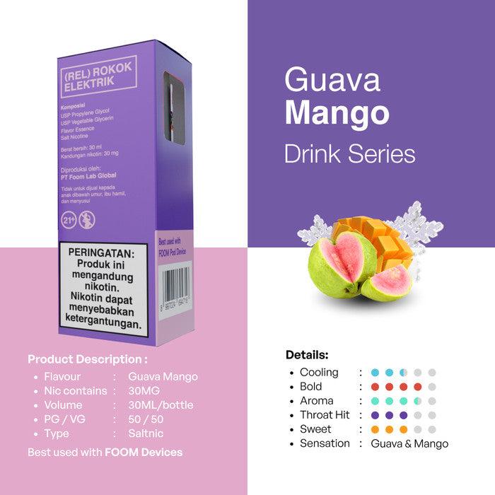 Jual Liquid GUAVA MANGO - Liquid Salt Nic Mangga Jambu | FOOM