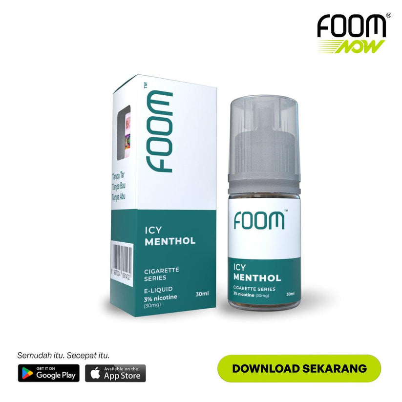Icy Menthol Liquid Saltnic - Cigarette Series FOOM | FOOM Lab Global