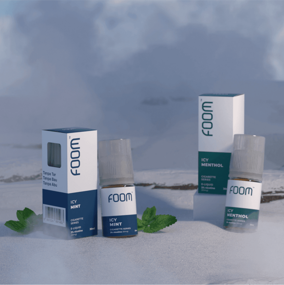 Icy Menthol Liquid Saltnic - Cigarette Series FOOM | FOOM Lab Global