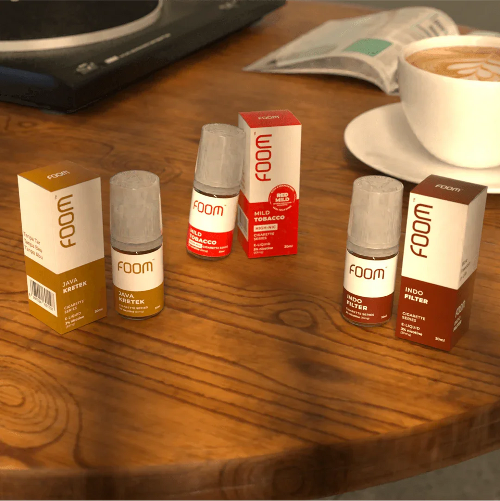 Indo Fiilter Liquid Saltnic - Cigarette Series FOOM | FOOM Lab Global