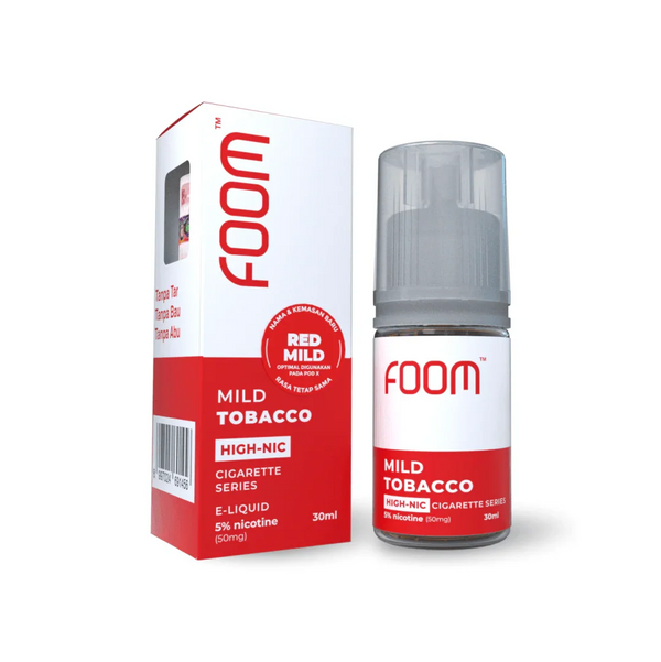 Liquid Saltnic Mild Tobacco | Cigarette Series | FOOM Lab Global