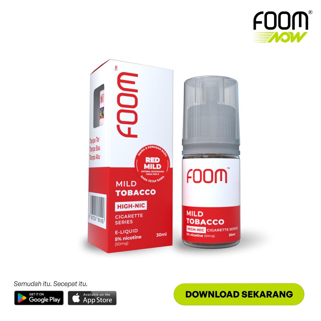 Liquid Saltnic Mild Tobacco | Cigarette Series | FOOM Lab Global