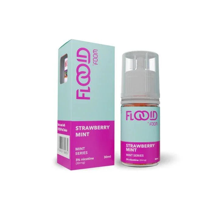 Liquid Salt Nic STRAWBERRY MINT, Cocok untuk Pods Vape | FOOM