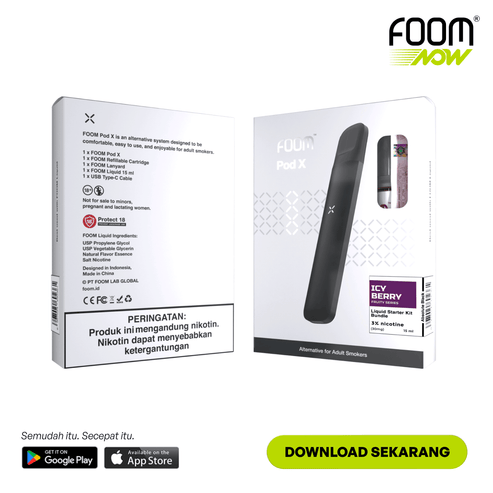 Pod X Absolute Black Bundling Icy Berry 15 Ml | FOOM Lab Global