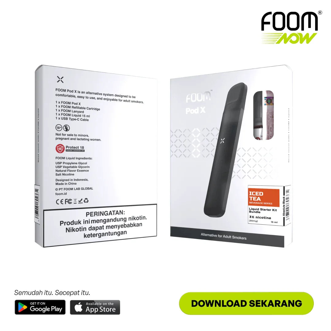 Pod X Absolute Black Bundling Liquid 15 Ml | FOOM Lab Global