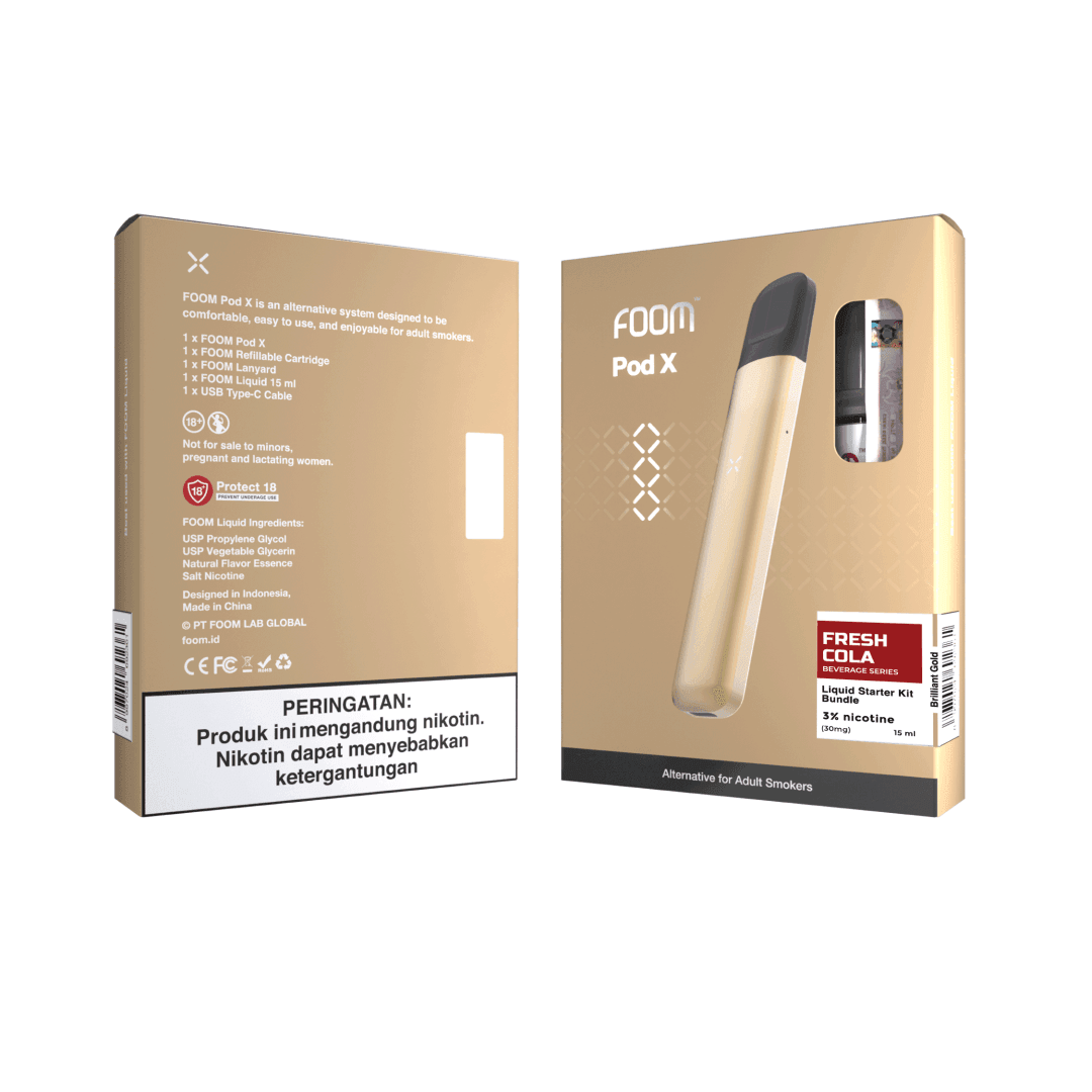 Pod X BRILLIANT GOLD Bundling Fresh Cola 15 ml | FOOM