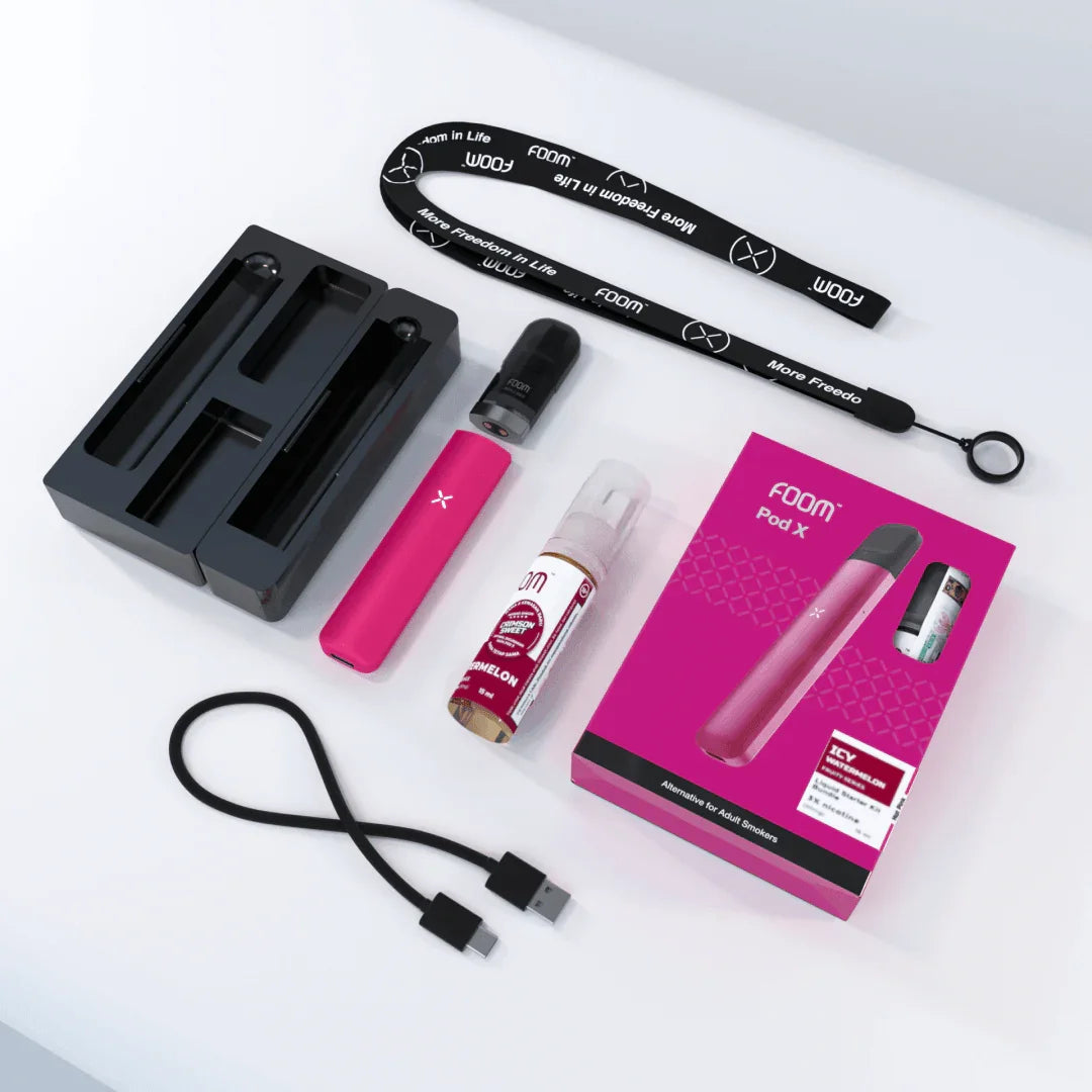 Pod X Hot Pink Bundling Icy Watermelon 15 Ml | FOOM