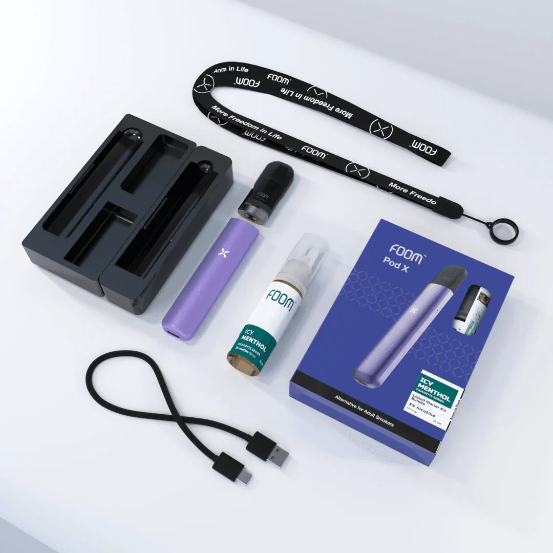 Pod X WILD PURPLE Bundling Icy Menthol 15 ml | FOOM