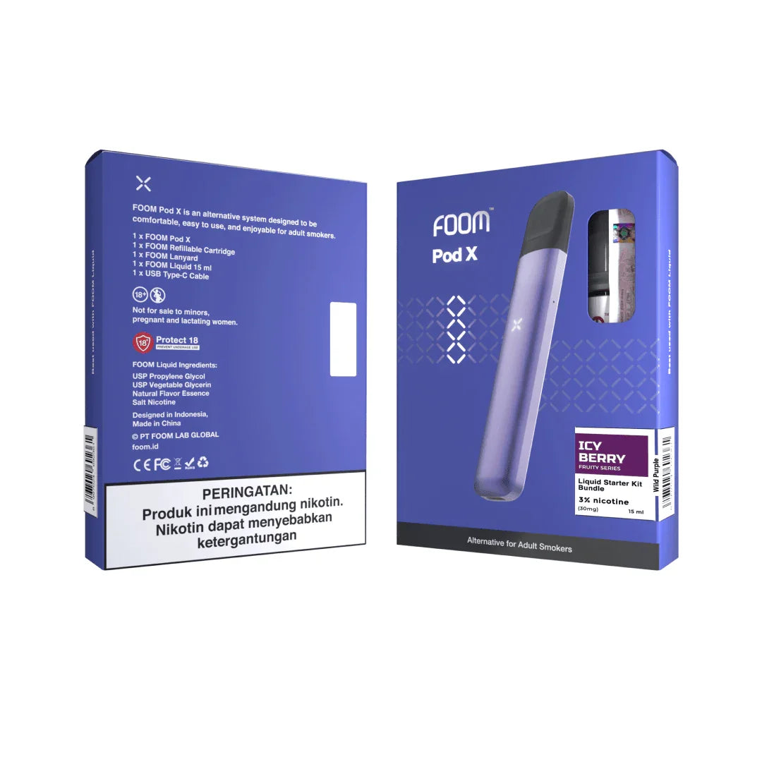 Pod X WILD PURPLE Bundling Liquid 15 ml | FOOM
