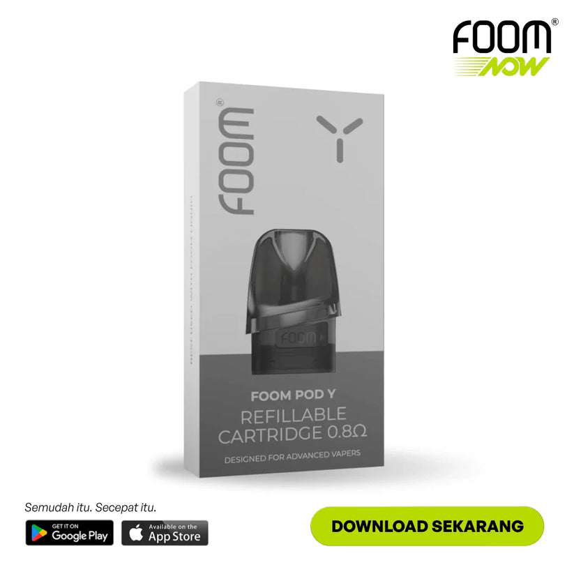 Refillable Cartridge Y - 3pcs | FOOM | FOOM Lab Global