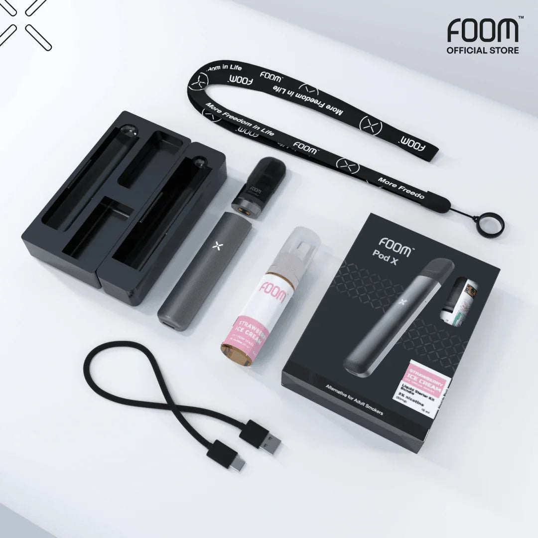 Pod X SPACE GRAY Bundling Liquid 15 ml | FOOM